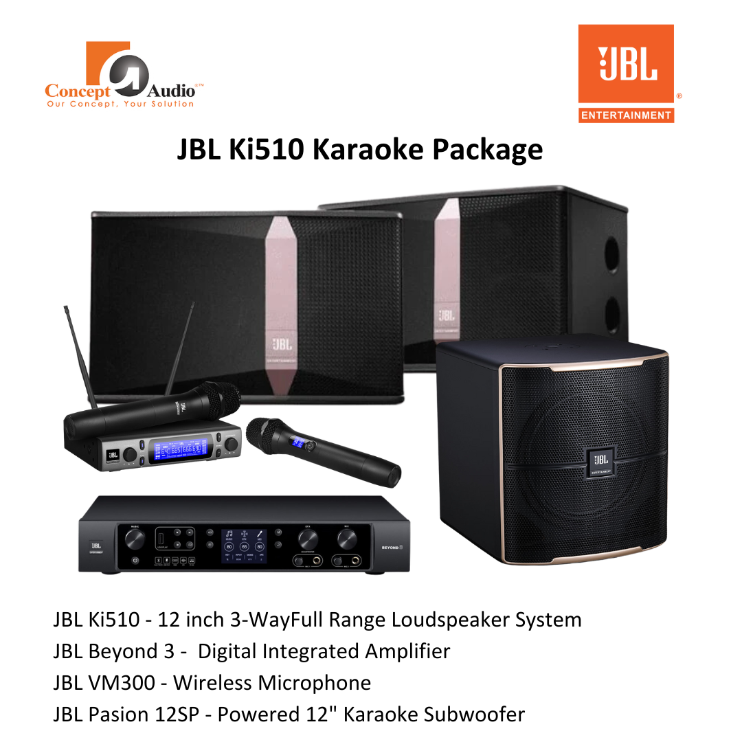 JBL Ki510 Karaoke Package